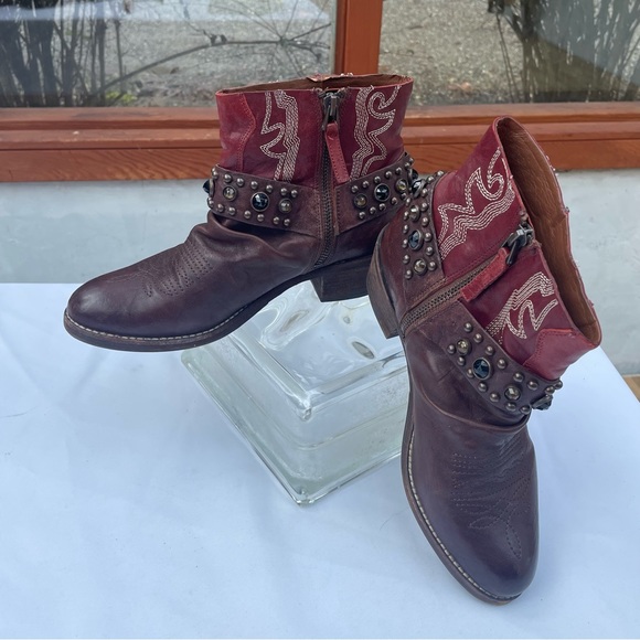 Sam Edelman | Shoes | Sam Edelmanleather Skyler Western Boho Booties Sz ...